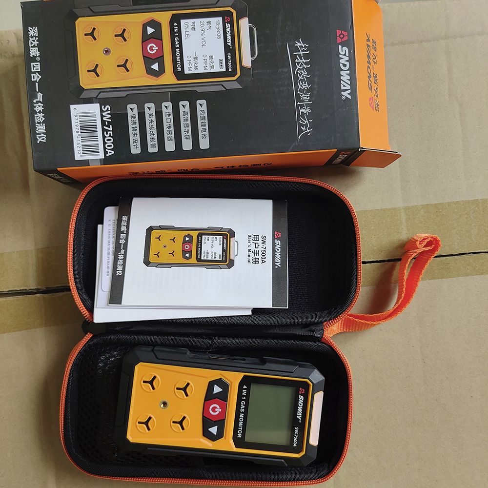 Jual SNDWAY SW-7500A 4 in 1 gas detector toxic carbon monoxide combustible | Shopee Indonesia
