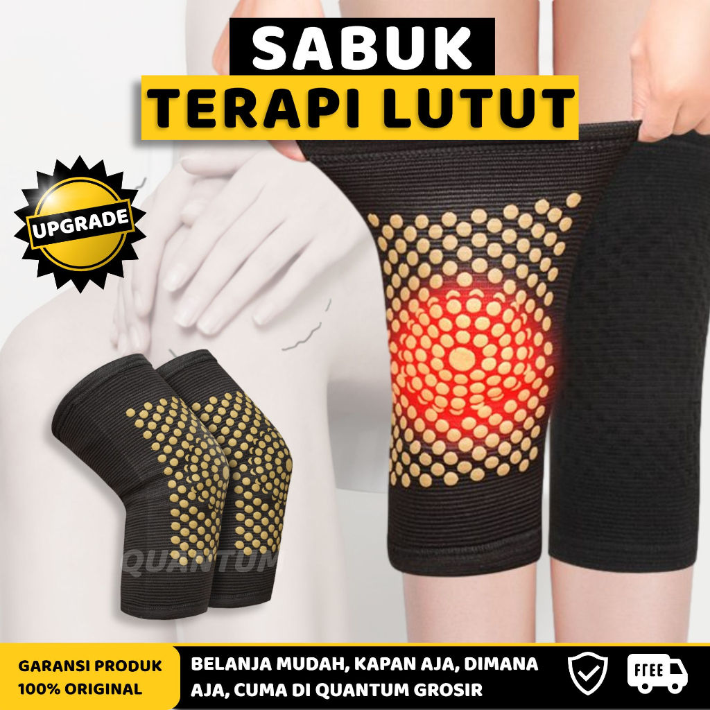 Jual QUANTUM Sabuk Terapi Pemanas Lutut Ai Cao 2pcs Alat Terapi Pemanas ...