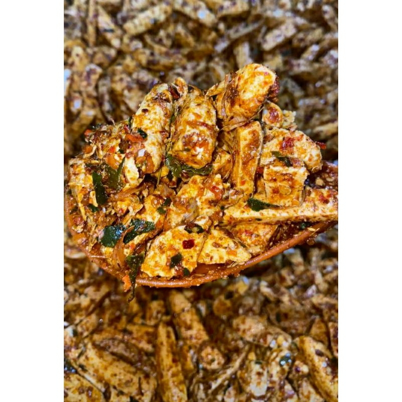 Jual Basreng Sultan Pedas Daun Jeruk 100gr by Zee Snacks | Shopee Indonesia