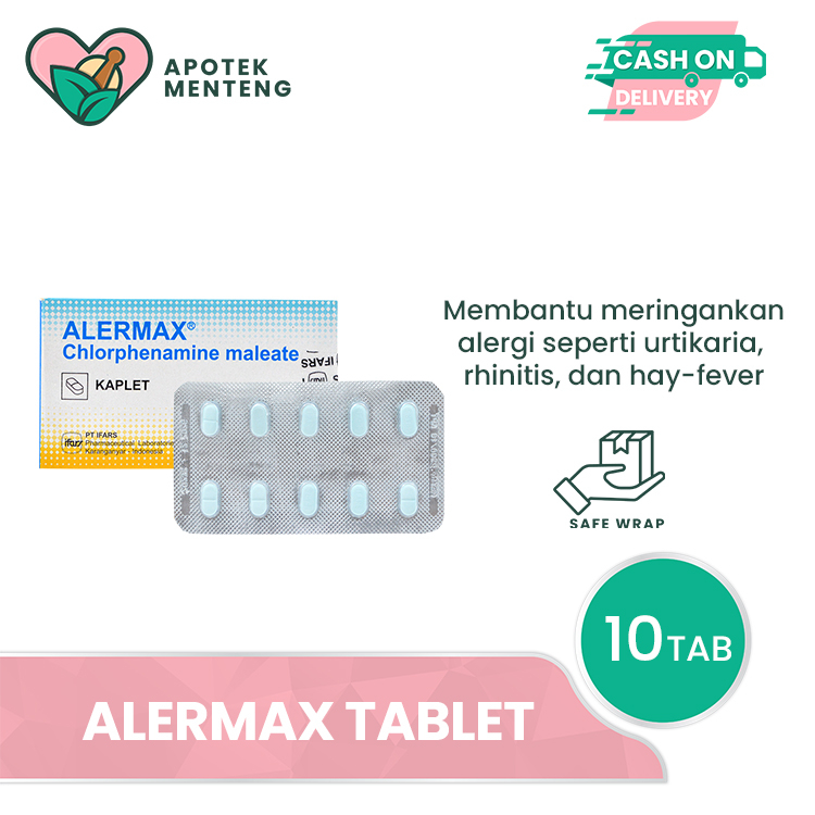 Jual Alermax 10 Tablet - Obat Alergi Rinitis | Shopee Indonesia