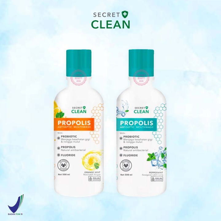 Jual Secret Clean Propolis Antiseptic Mouthwash 150ml | Shopee Indonesia