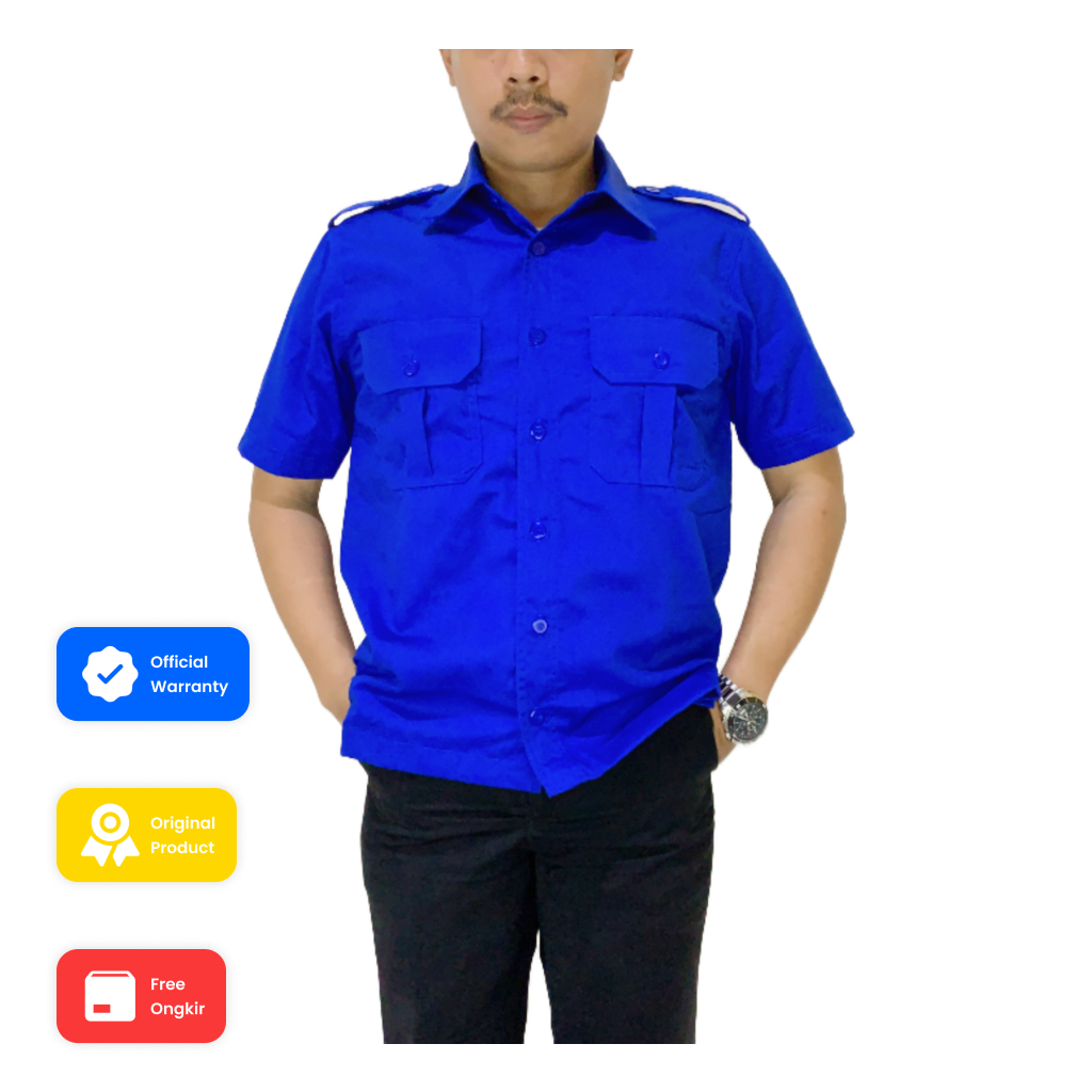 Jual Kemeja PDL PDH Pria Baju Seragam Atasan Lapangan Safari Dinas ...