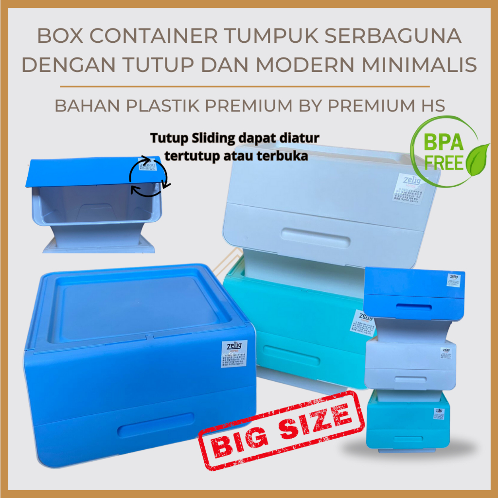 Jual BOX CONTAINER TUMPUK SERBAGUNA DENGAN TUTUP I KONTAINER SERBAGUNA ...