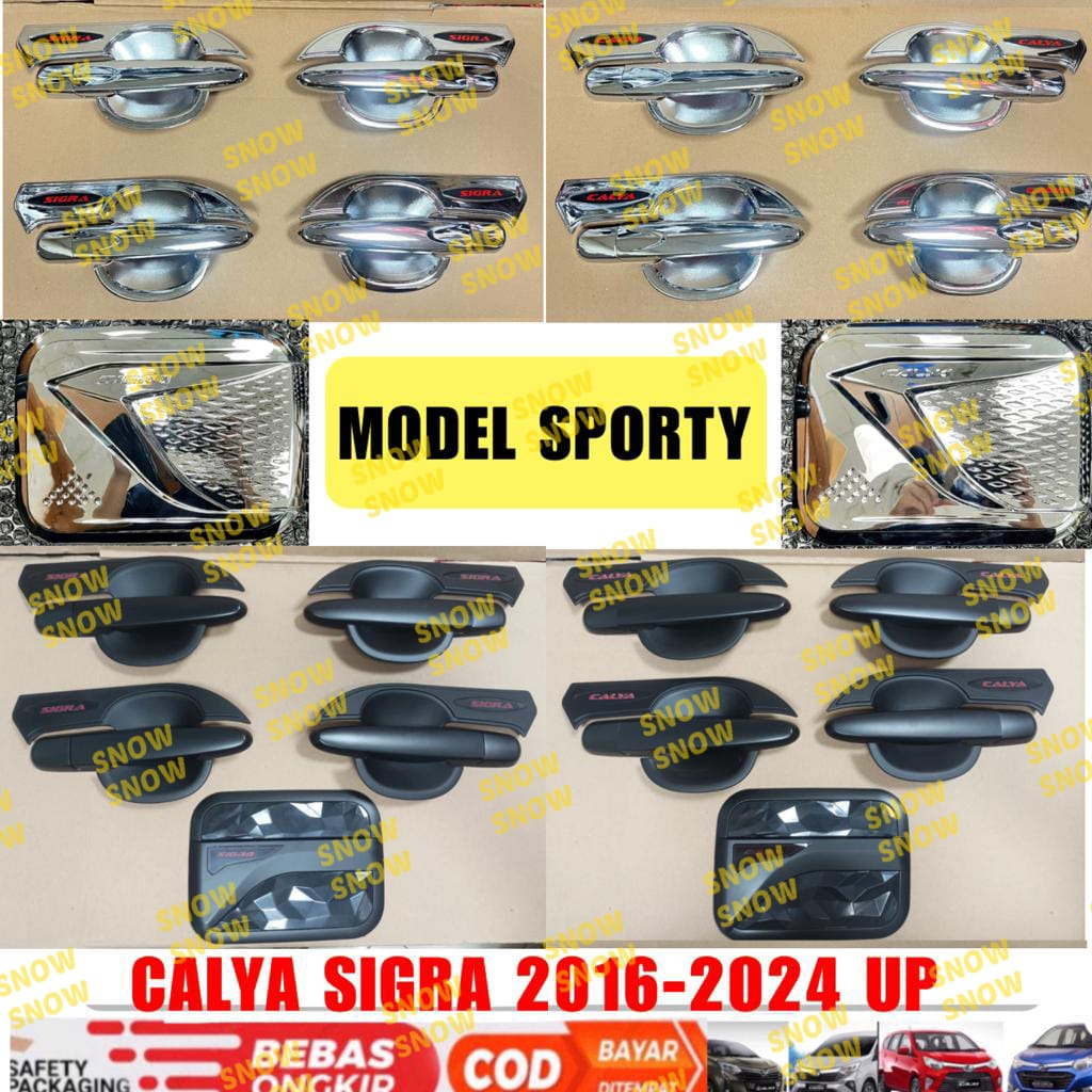Jual Paket Outer Handle Tank Cover Calya Sigra 2016 2019 2022 2023 2024 ...
