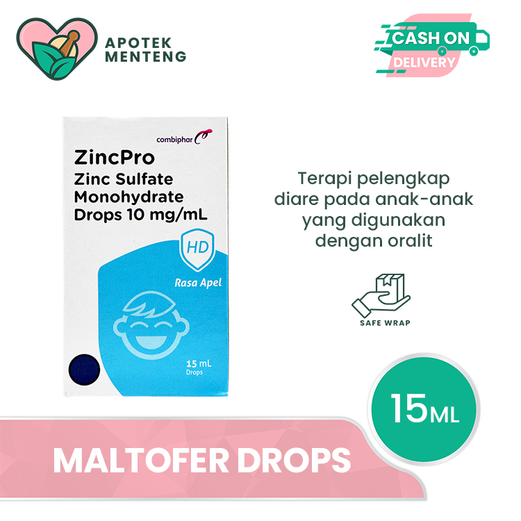 Jual ZincPro Drop 15 mL - Pelengkap Pengobatan Diare Anak | Shopee ...