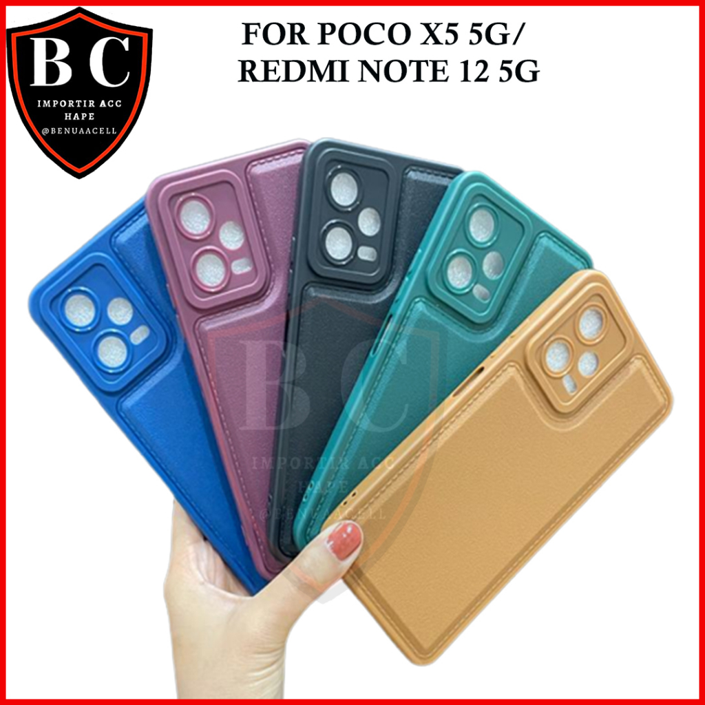Jual CASE POCOPHONE X3 - CASE LEATHER PRO XIAOMI POCO X6 X6 PRO X5 POCO ...