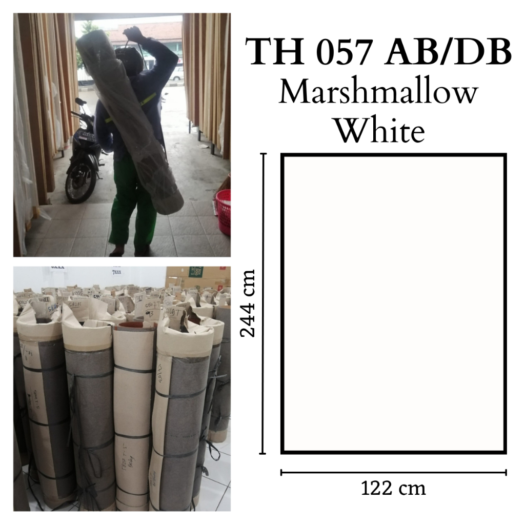 Jual TACO HPL 057 AB / DB MARSHMALLOW WHITE GOSEND BANDUNG | Shopee Indonesia