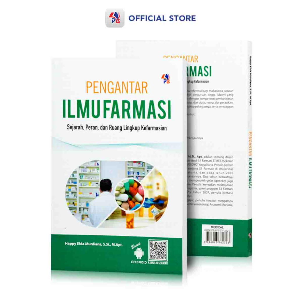 Jual Buku Farmasi Pengantar Ilmu Farmasi Sejarah Peran Dan Ruang Lingkup Kefarmasian / Pustaka ...