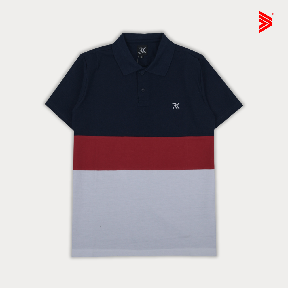 Jual Tiagan99 Kaos Polo Shirt Kerah Pria Biru Navy Kombinasi Merah Putih Unisex Brooks | Shopee ...