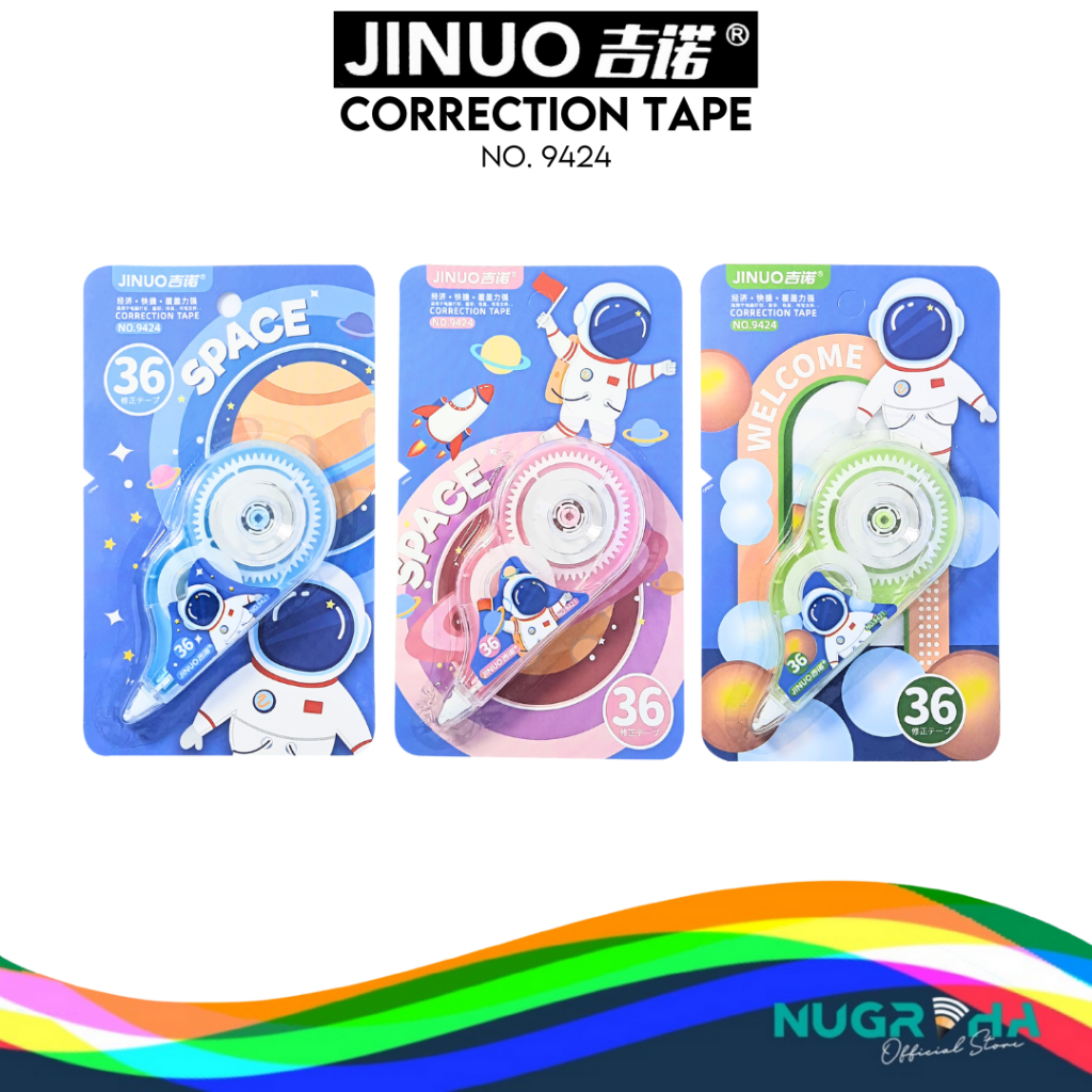 Jual Correction Tape Pita Koreksi CP Tape Tipex Kertas Jinuo 9424 | Shopee Indonesia