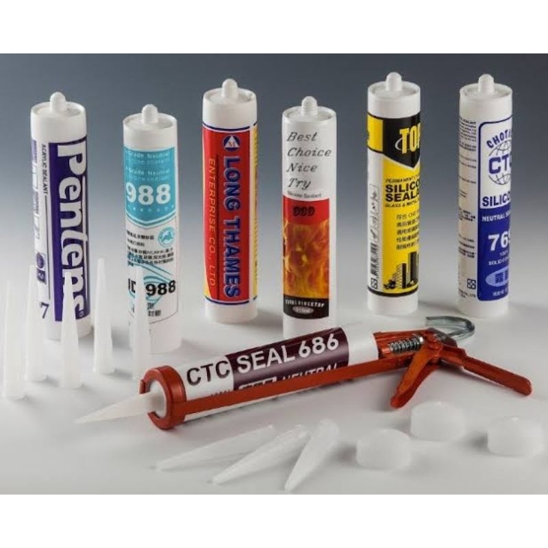 Jual Naindo Lem Sealant Multifungki utk lem kaca- Lem pvc-Lem kayu-Lem ...