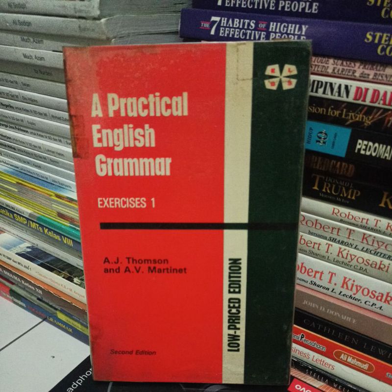 Jual Buku A practical English grammar exercises 1 by A J Thomson ...