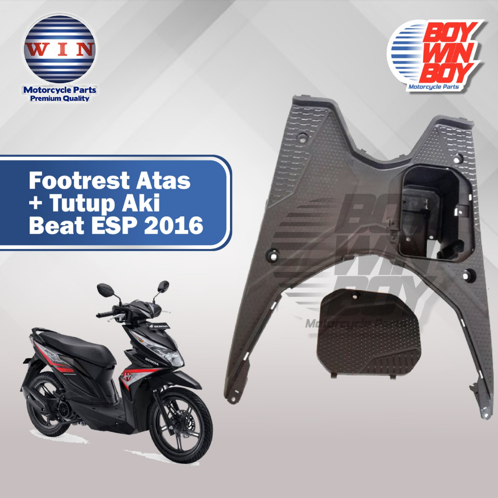 Jual PIJAKAN KAKI LANTAI KAKI PLUS TUTUP AKI HONDA BEAT EPS 16 FOOTREST LANTAI ATAS HONDA BEAT ...