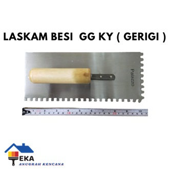 Jual EAK - LASKAM BESI GERIGI/RASKAM/ROSKAM/PLASTER TROWEL/RASKAM ...
