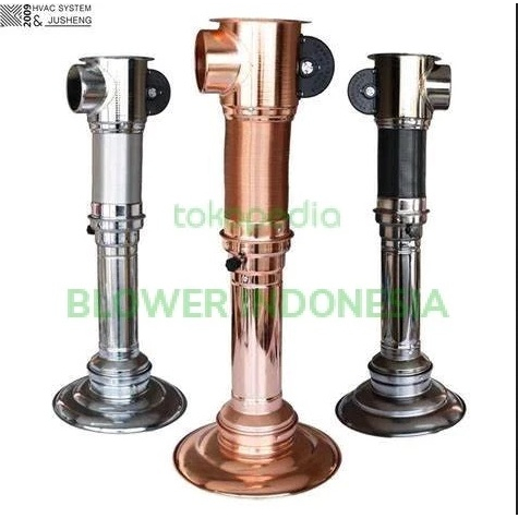 Jual pipa hisap resto korean bbq blower warna tembaga/cooper (belum ...
