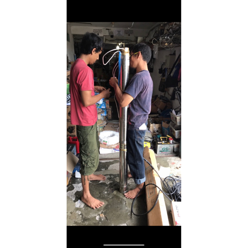 Jual 2106 Submersible 4 dim 2 hp output 2,5 dim super Sup HCL pompa air submersible volt output ...