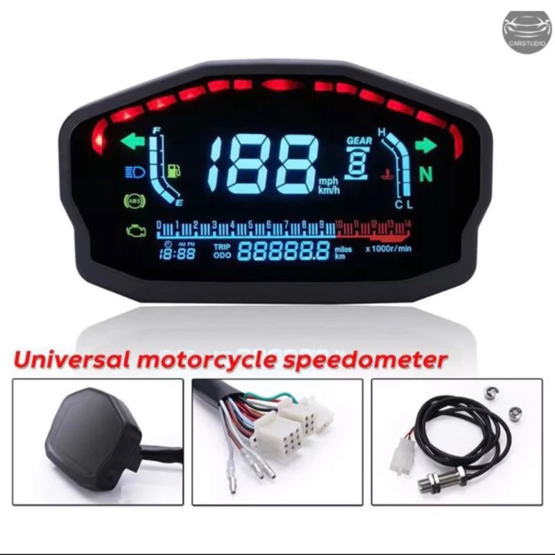 Jual spido koso digital rx3n led speedo koso digital led monkey ...