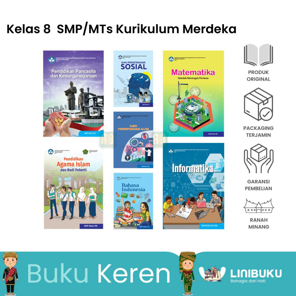 Jual Kelas 8 SMP/MTs Kurikulum Merdeka Kemendikbud - Buku Sekolah ...