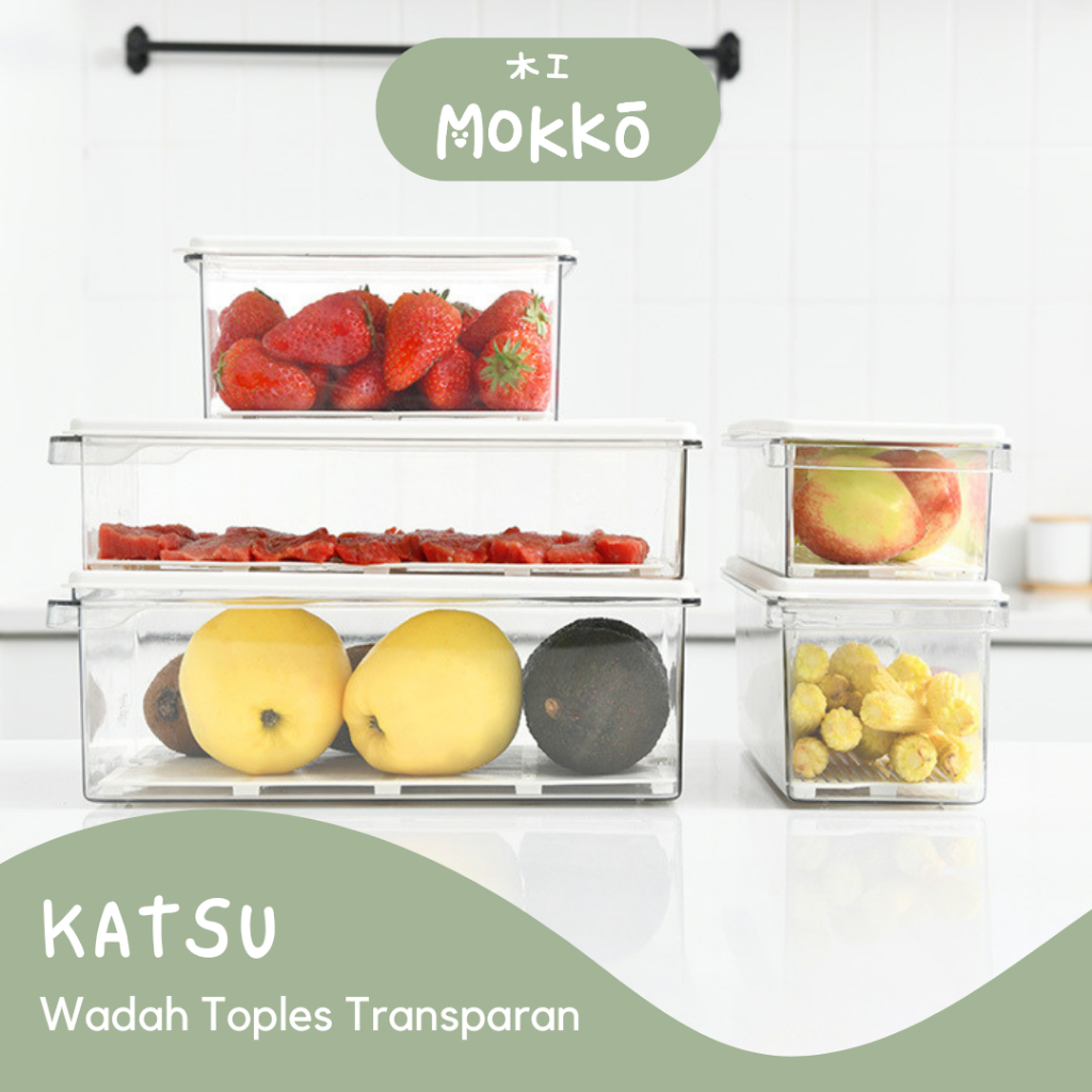 Jual MOKKO - KATSU Penyimpanan Makanan Sayur Buah Daging Freezer ...