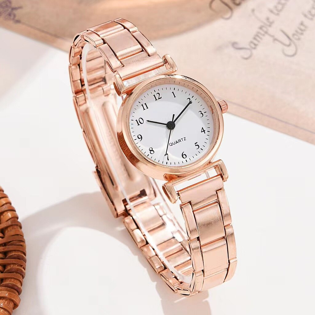 Jual Jam Tangan Kuarsa Wanita Model Skala Sederhana Model Dial Kecil ...
