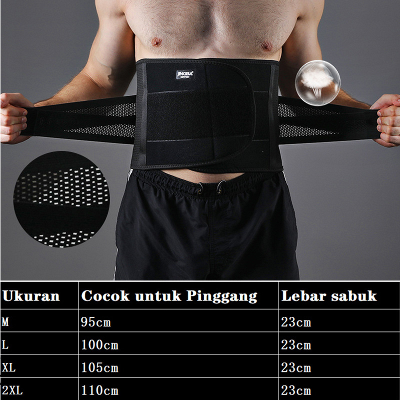 Jual JINGBA SUPPORT Korset Pelangsing Perut Korset Angkat Berat Besi ...