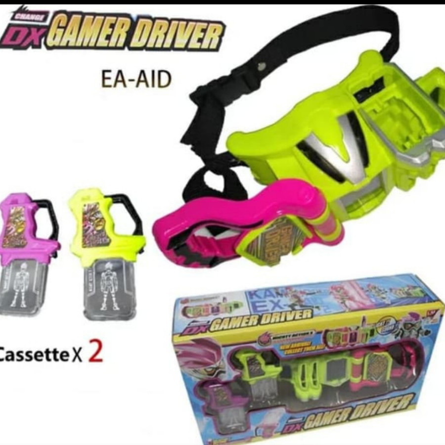 Jual mainan sabuk kamen rider ex-aid recash DX game driver | Shopee ...