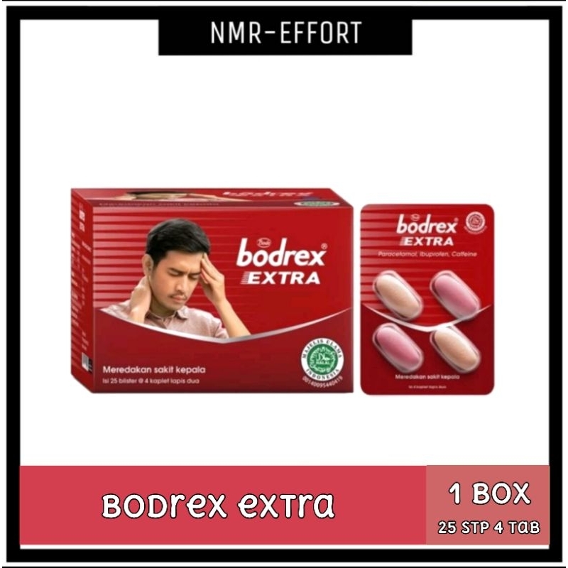 Jual Bodrex 1 BOX 25 Blister @ 4 Kaplet | Shopee Indonesia