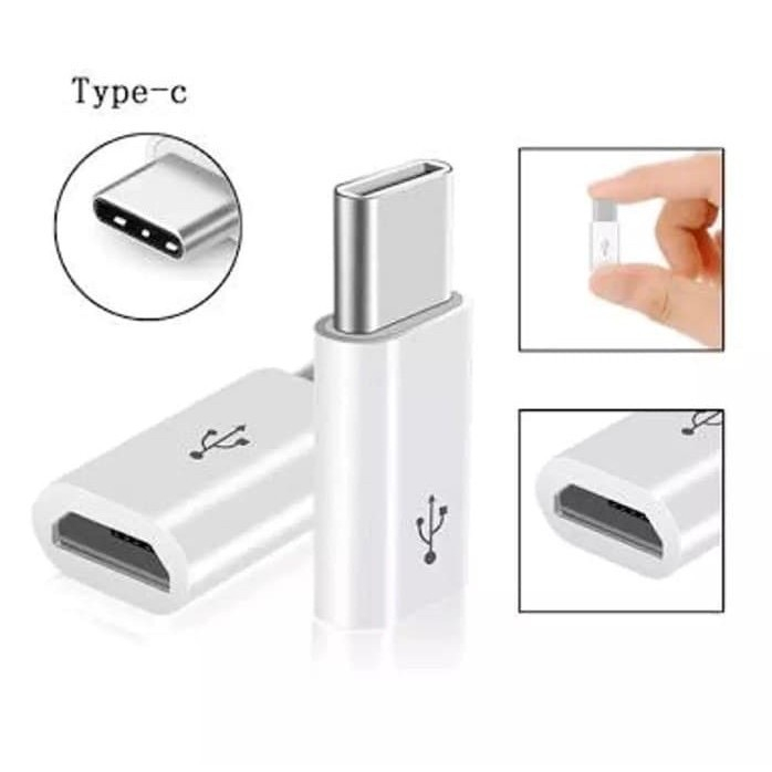 Jual ADAPTOR KONEKTOR SAMBUNGAN USB MICRO KE TYPE C | Shopee Indonesia