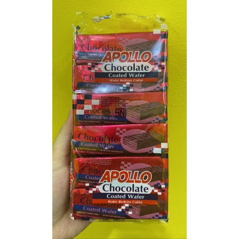 Jual Apollo chocolate wafer isi 12 | Shopee Indonesia