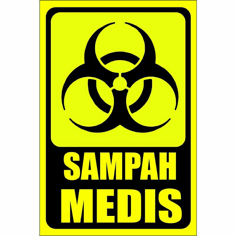 Jual stiker sampah medis 10x15 cm | Shopee Indonesia