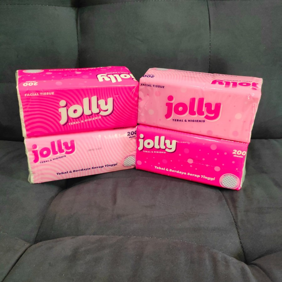 Jual TISSUE JOLLY 200S PAKET 4 PACK / TISSUE JOLLY Sekali pakai ...
