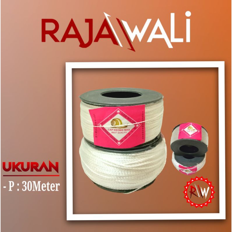 Jual benang nilon putih - bangunan - roll 30meter | Shopee Indonesia