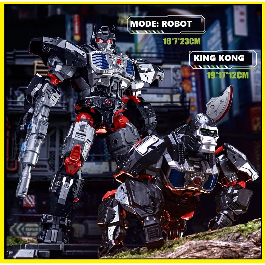 Jual MAINAN ANAK TRANSFORMER king kong gorilla KINGKONG FIRE TRUCKS EXCAVATOR BEKO MOBIL ...