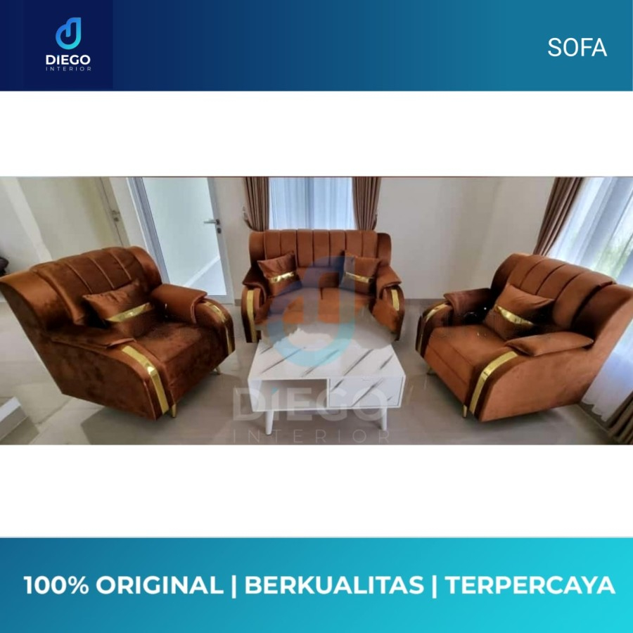 Jual Sofa Sultan Sofa Minimalis 211+Meja | Shopee Indonesia