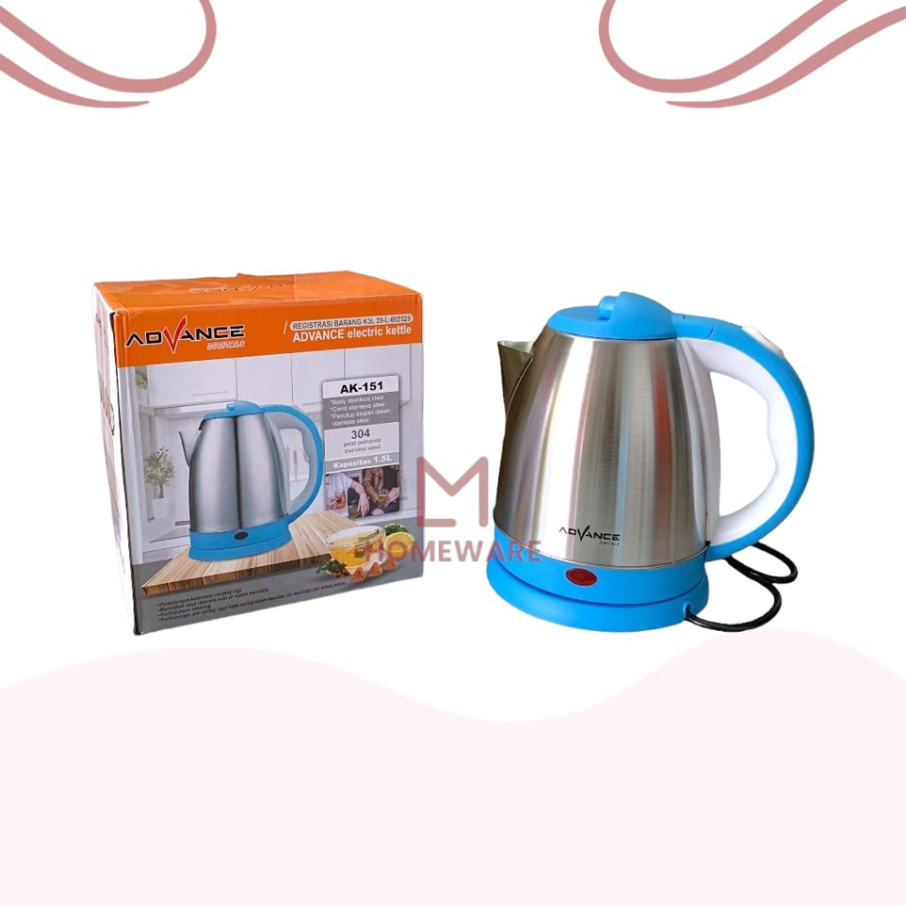 Jual Advance AK-151 Teko Ceret Listrik Kettle Pemanas Air 1,5L ...