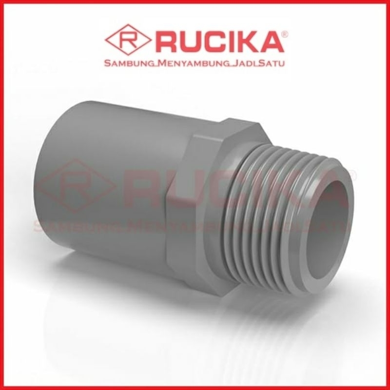 Jual VALVE SOCKET DRAT LUAR PVC AW RUCIKA 1/2X3/4 - 3/4X1/2 INCH | Shopee Indonesia