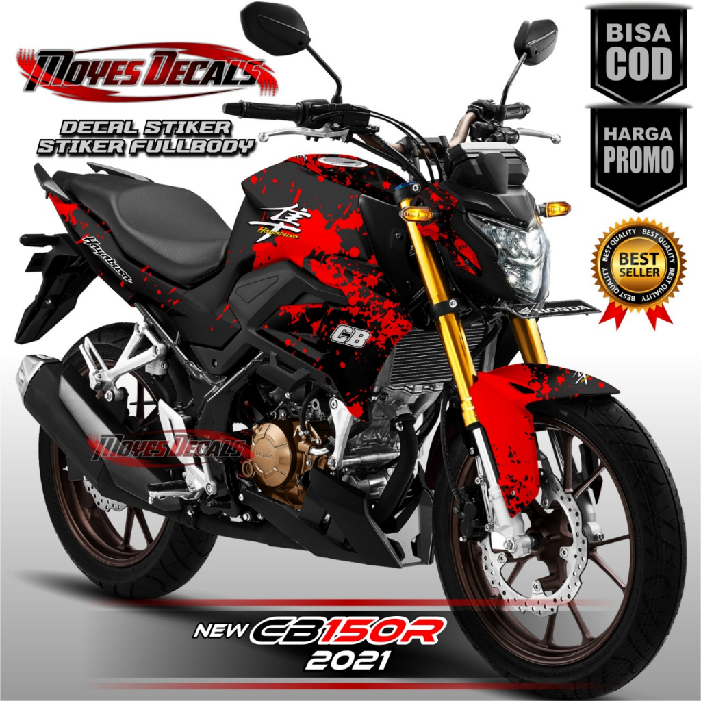 Jual Decal CB 150 R 2021 Fullbody Honda Motor Sticker Motif Hayabusa ...