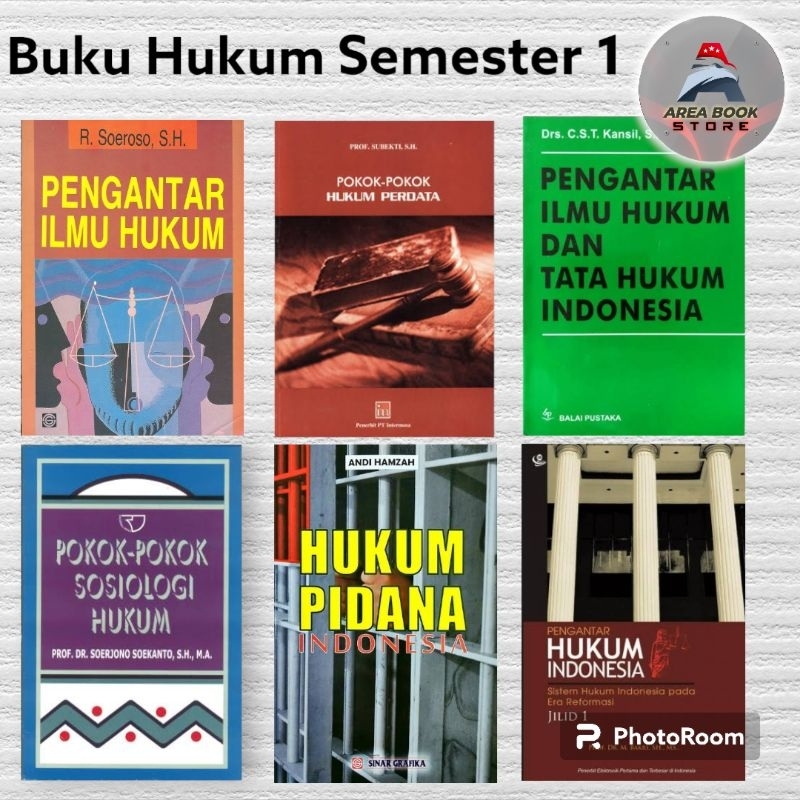 Jual BUKU HUKUM SEMESTER 1 Sosiologi Hukum - Pengantar Hukum Pidana Perdata - Ilmu Hukum ...