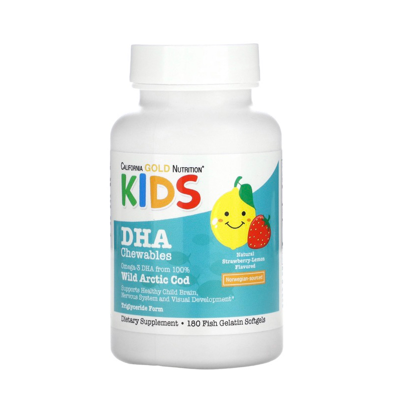 Jual California Gold Nutrition Kids DHA Chewables Wild Arctic Cod ...