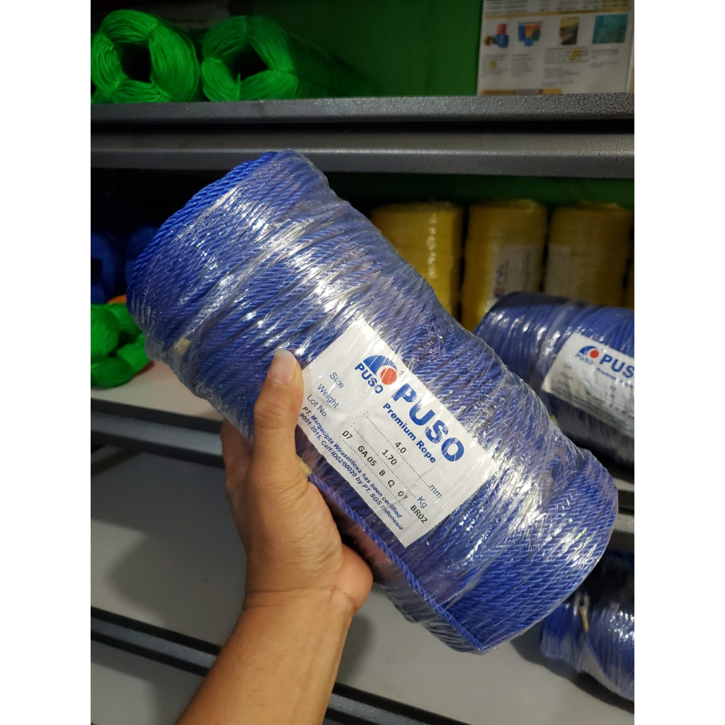 Jual Tali Tambang 4MM 1 roll 200 Meter - Tali Tampar 4 MM - Tali Rumput ...