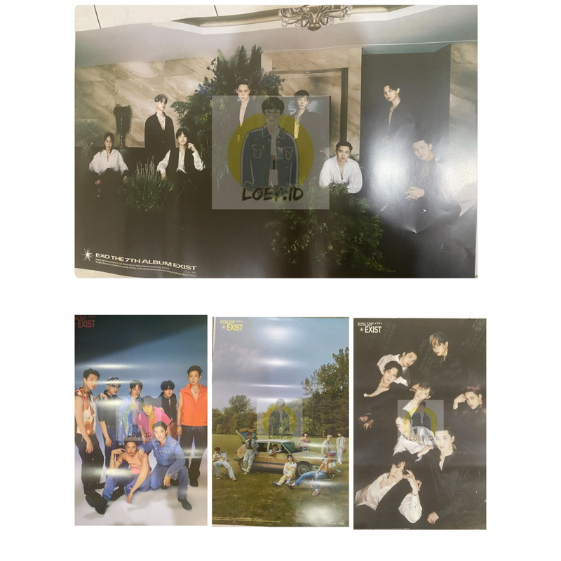 Jual EXO EXIST ALBUM POSTER PHOTOBOOK & DIGIPACK OFFICIAL + TUBE ...