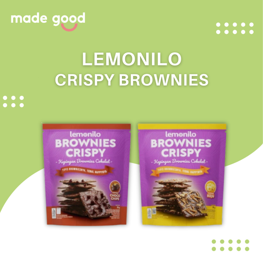 Jual Lemonilo Brownies Crispy Snack Halal 35 gr Chocochips Cokelat ...