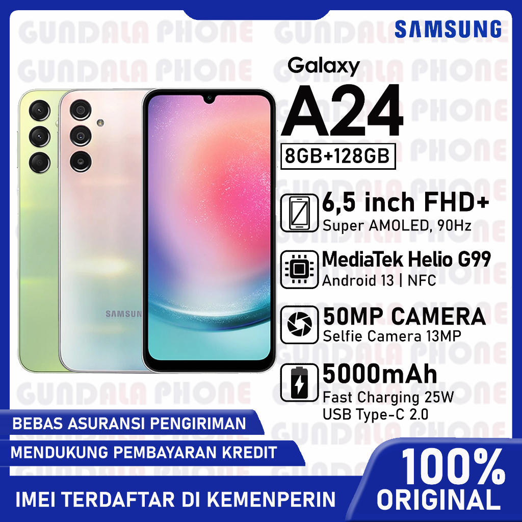 Jual Samsung Galaxy A24 8/128GB [BONUS ADAPTER] - Triple Camera 50MP ...
