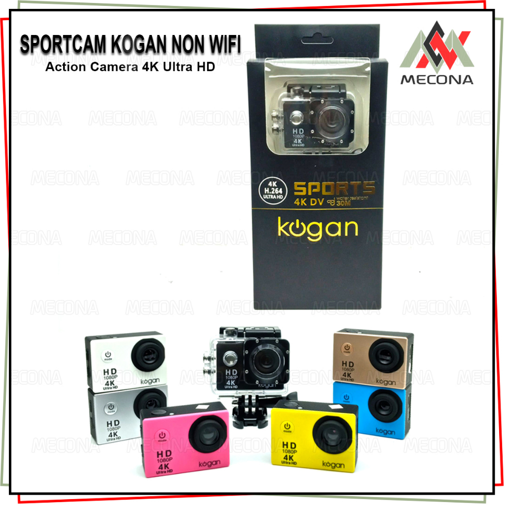Jual MECONA - Sportcam Kogan 4K Non Wifi Camera Action Cam - Kamera ...