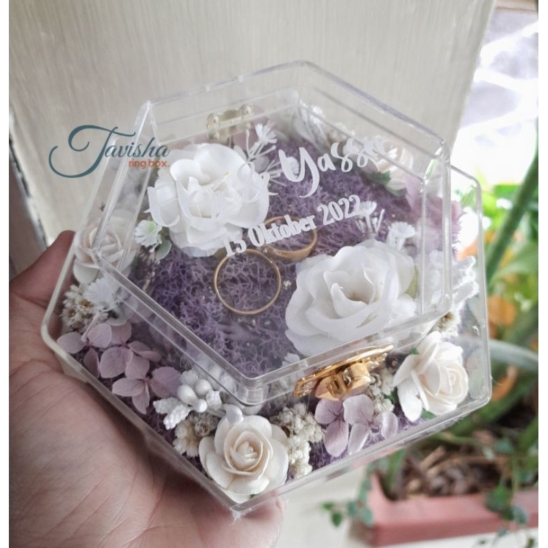 Jual Box Cincin Akrilik / Box Cincin Custom | Shopee Indonesia