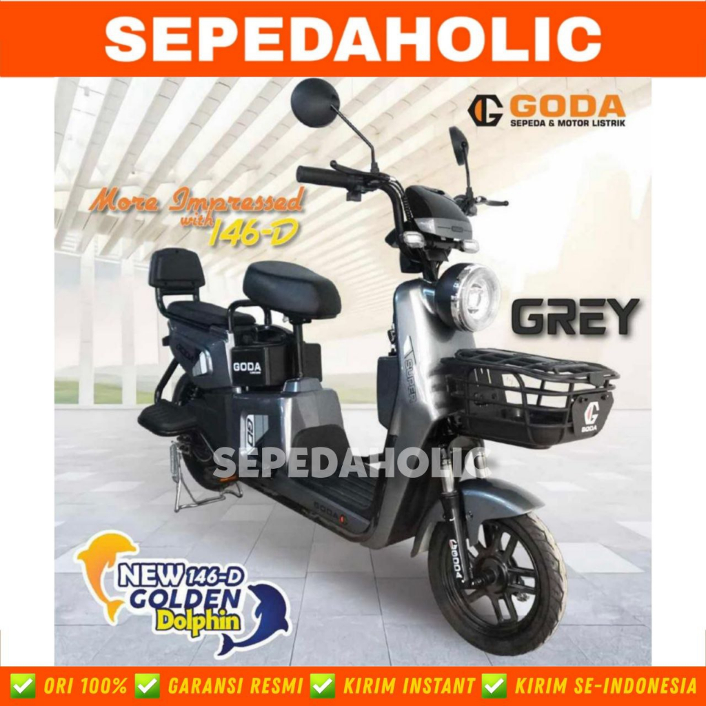 Jual Sepeda Listrik GODA 146 D 146D NEW GOLDEN DOLPHIN Electric Bike ...