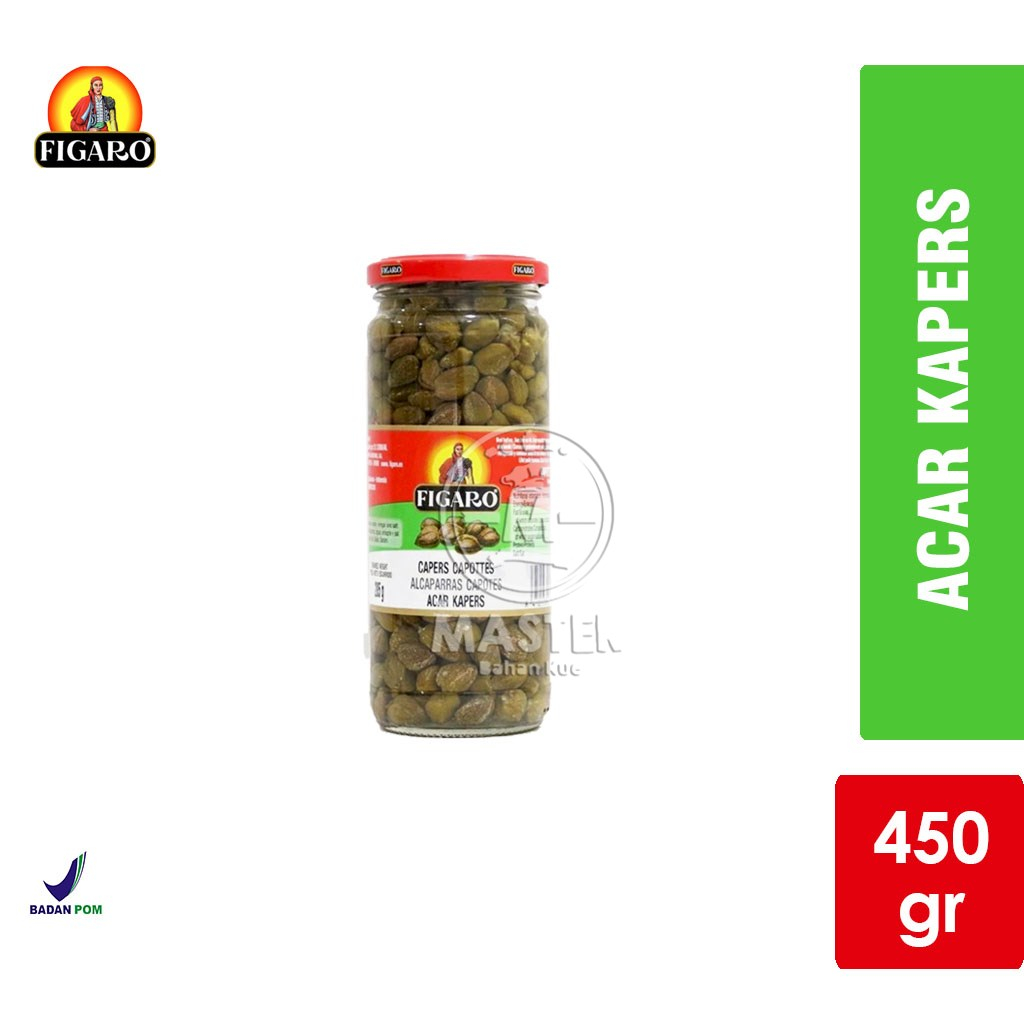 Jual Acar Kapers Figaro / Capers Capotes in Vinegar [Botol Kaca 450gr ...