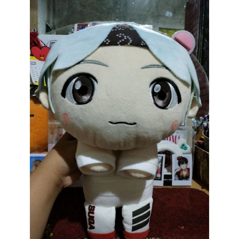 Jual (READY) BONEKA TINYTAN BTS SUGA MIC DROP VERSION ORIGINAL PLUSHIE BTS ARMY BT21 SHOOKY BLUE ...