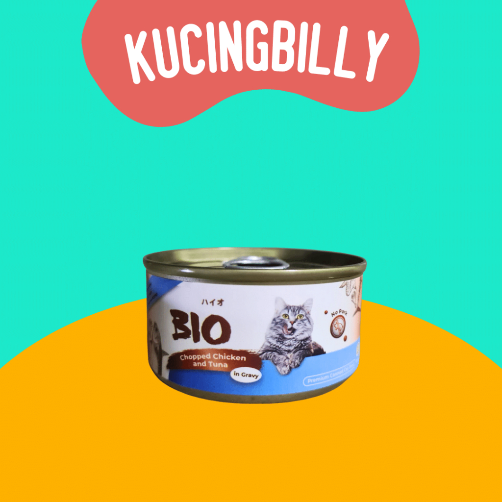 Jual Bio cat kaleng kecil 85gr makanan kucing wet food | Shopee Indonesia