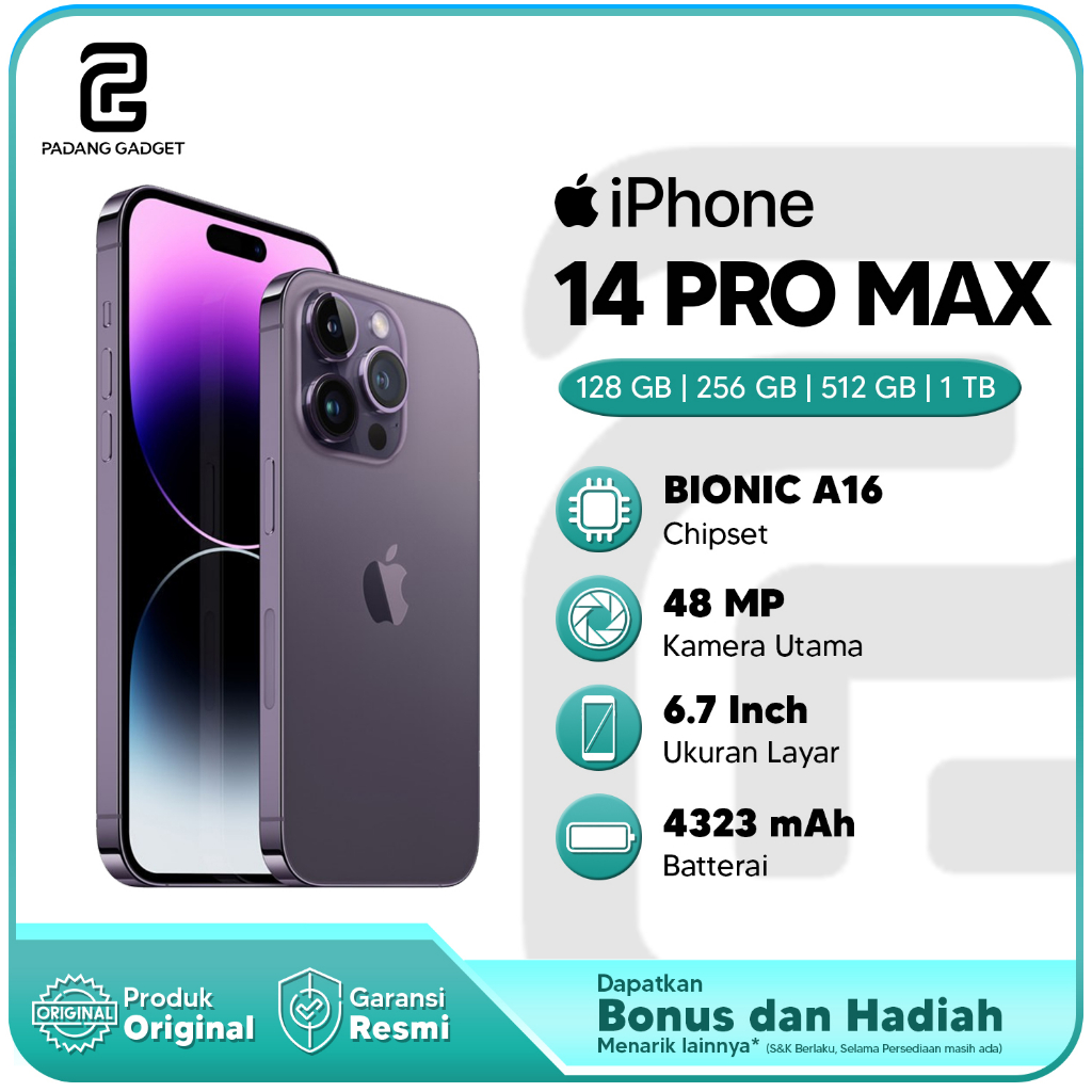 Jual 14 PROMAX 128GB 256GB 512GB 1TB Garansi Resmi | Shopee Indonesia